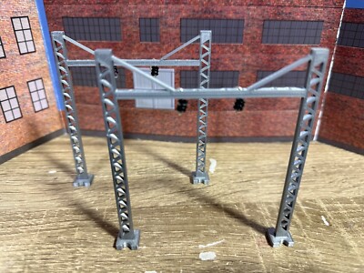 HO Scale Catenary Pole Double Overhead Power Line Holder for Model ...