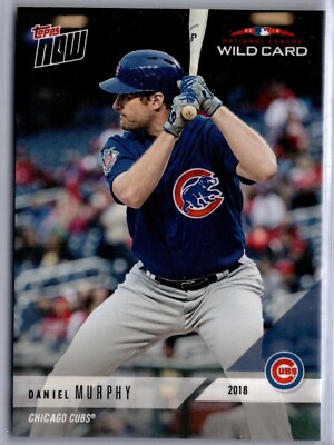 2018 Topps Now #PS-112 Daniel Murphy Chicago Cubs | eBay