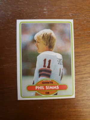 1980 Topps - #225 Phil Simms (RC) | eBay