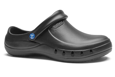 Toffeln Eziklog Unisex Safety Work Shoe/Clogs Black UK 8 EU 42 | eBay UK