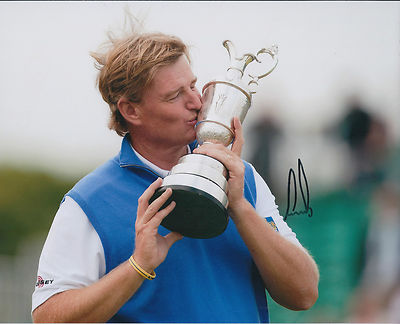 Ernie ELS SIGNED AUTOGRAPH 10x8 Photo + Dealer COA The Big EASY | eBay UK