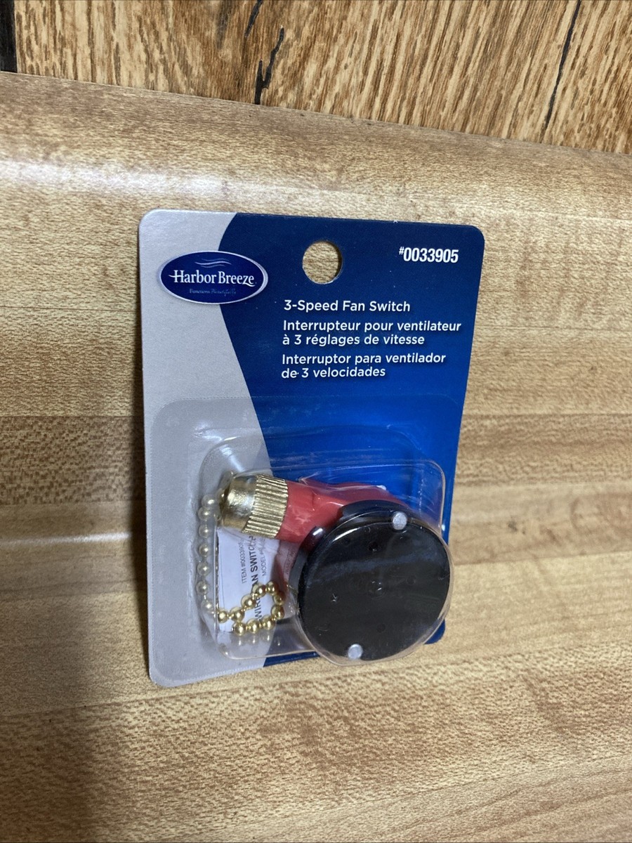 Hampton Bay 3 Speed Fan Switch Ceiling Fan Accessories ZE 110 3 Way