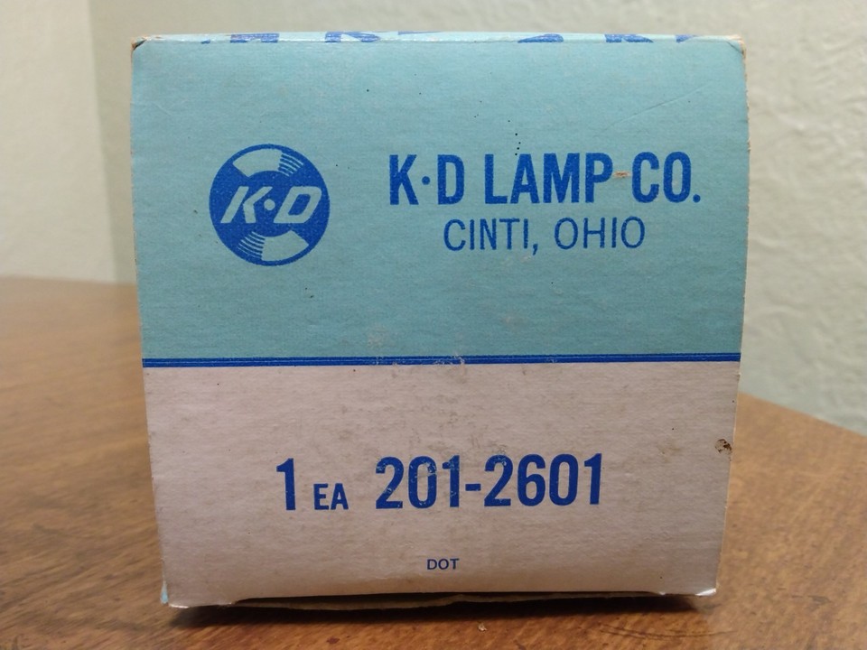 Vintage KD Lamp Tail Light Model 201-2601 New In Box | eBay