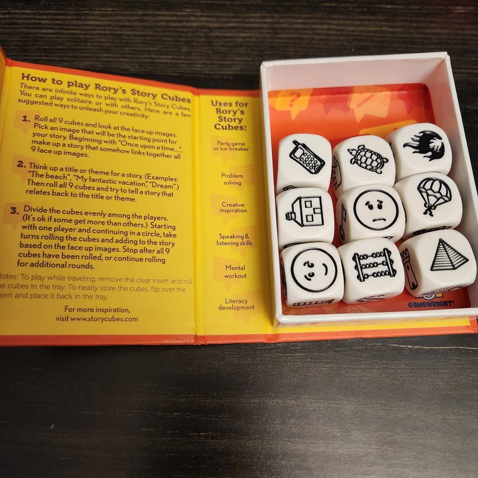 Rory's Story Cubes 2 Sets, Voyages Let Your Imagination Roll Wild ...