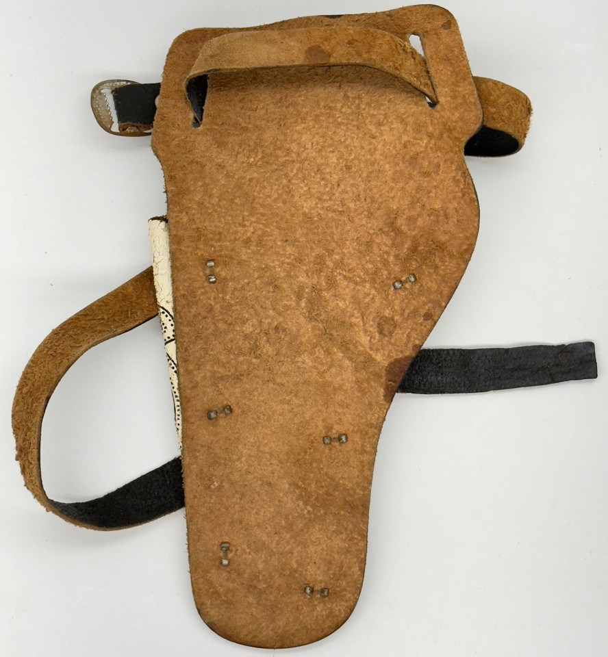 Vintage 1950’s Pony Boy Cap Gun Toy Holster Wild West Cowboy Leather ...