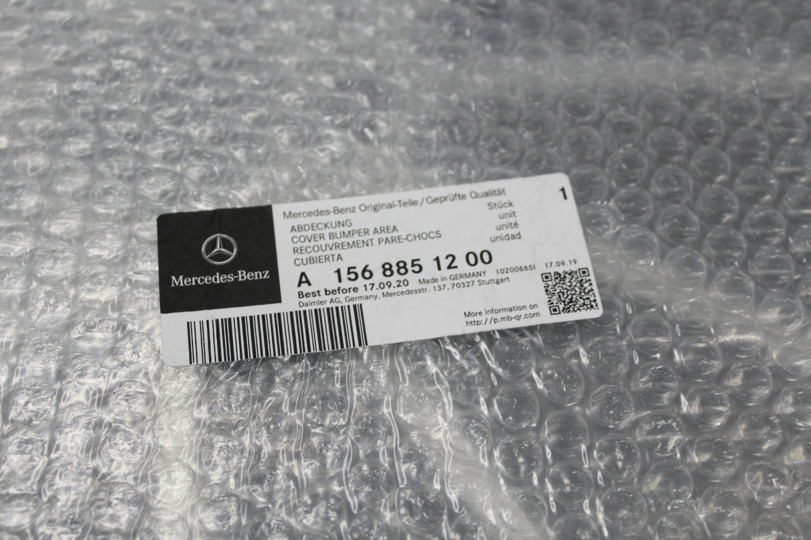 NEW Genuine Mercedes-Benz 156 GLA RH REAR Plastic Wheel Arch Trim ...