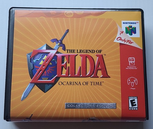 The Legend Of Zelda Ocarina Time Collector's Edition CASE Nintendo 64 ...