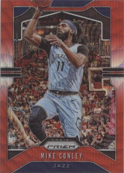 2019-20 Panini Prizm - Mike Conley #244 Ruby Wave Prizm for sale online ...