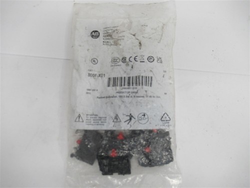 Allen-Bradley 800F-X01 , 22 mm Contact Block . 1 N.C. , 10 A (PK 10) | eBay