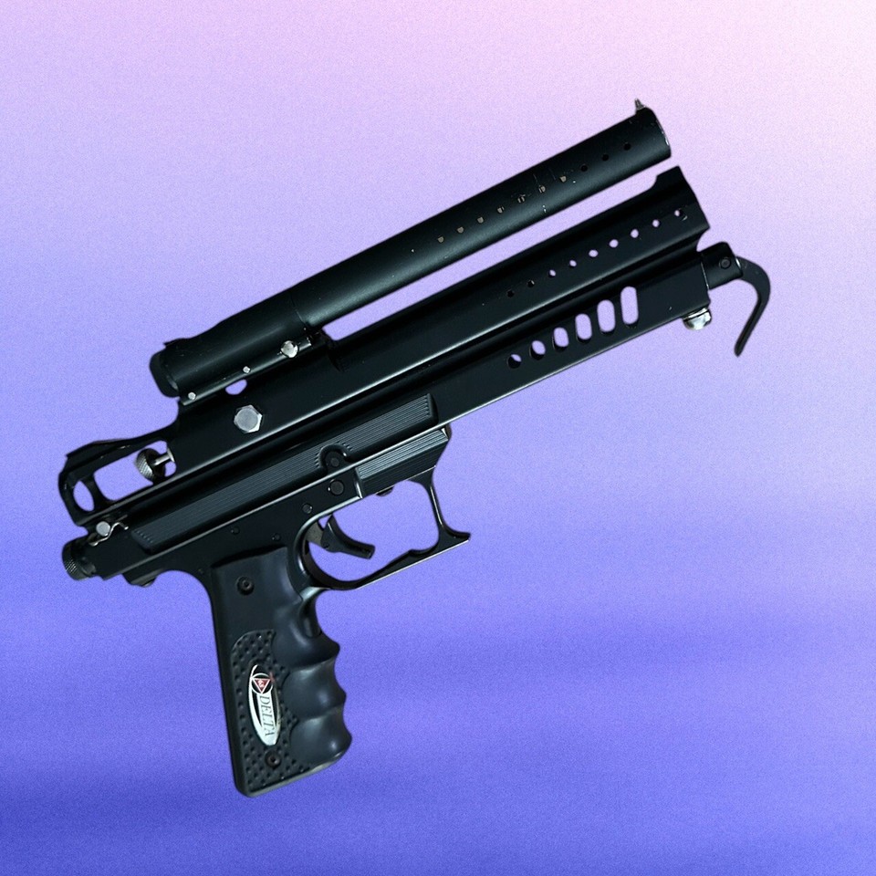 Psycho Ballistics Delta 68 Paintball Pistol Gun .68 Cal Gloss Black ...