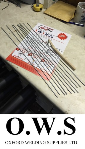 Aluminium Welding Brazing + Soldering Low Temp Durafix Easyweld UK Rods ...