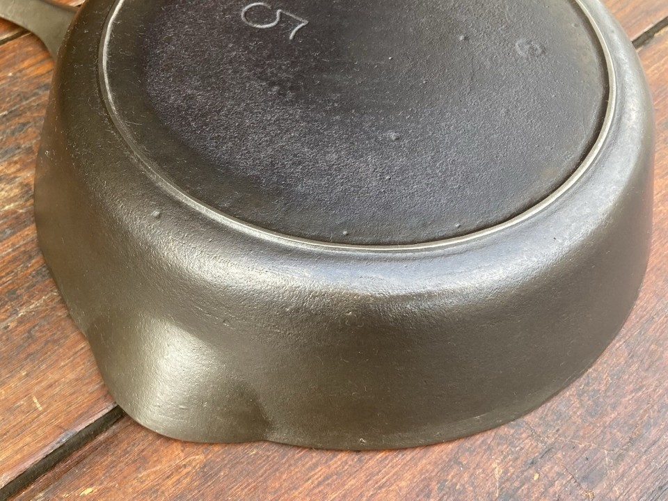 Lodge Cast Iron #5 No Notch Skillet | eBay
