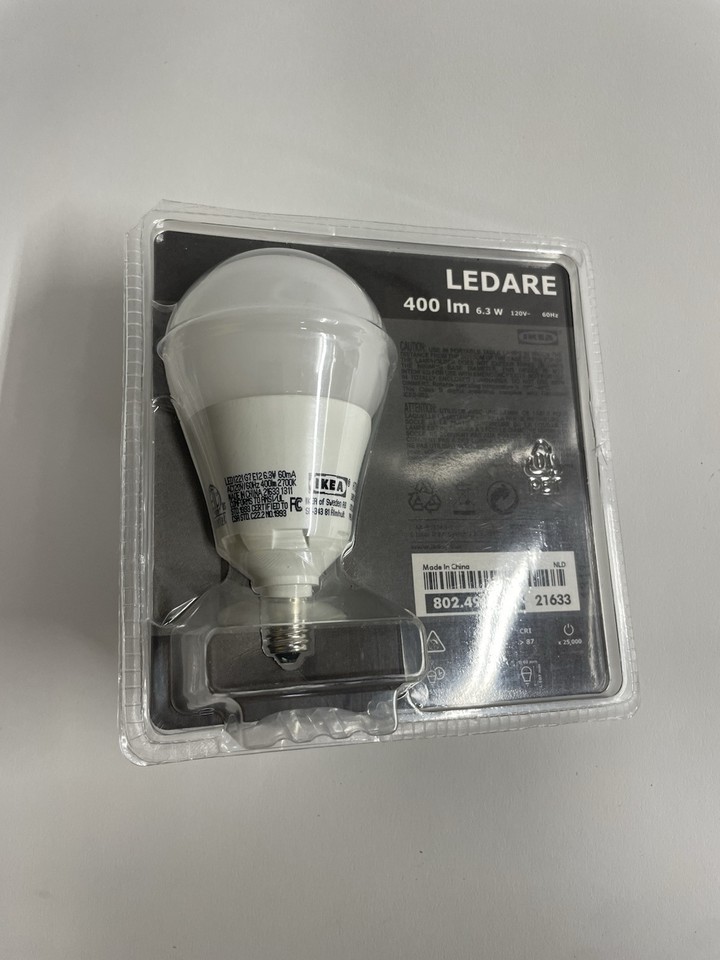 LEDARE LED 400lm 6.3W Lightbulb IKEA 802.490.68 | eBay