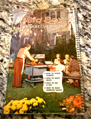 Big Boy Barbecue Book Cookbook 1957 Spiral Vintage | eBay