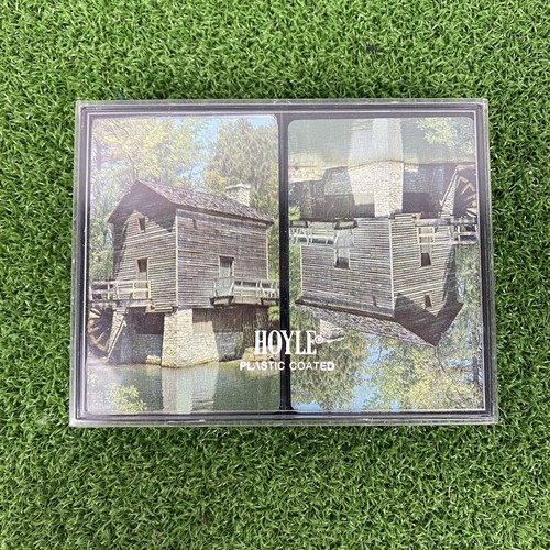 HOYLE Double Deck Bridge Plastic Coated Playing Cards (2 Full Complete ...