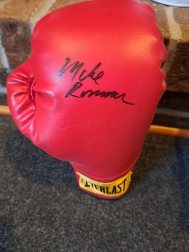 MIKE ROSSMAN SIGNED BOXING GLOVE AUTOGRAPHED IN PERSON NO RESERVE | eBay