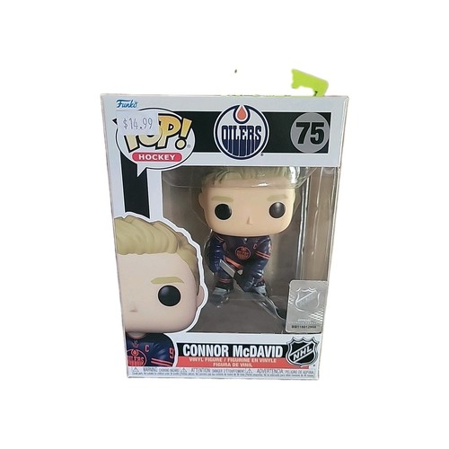 NHL Connor McDavid #75 Edmonton Oilers Pop Vinyl Figure by Funko ...