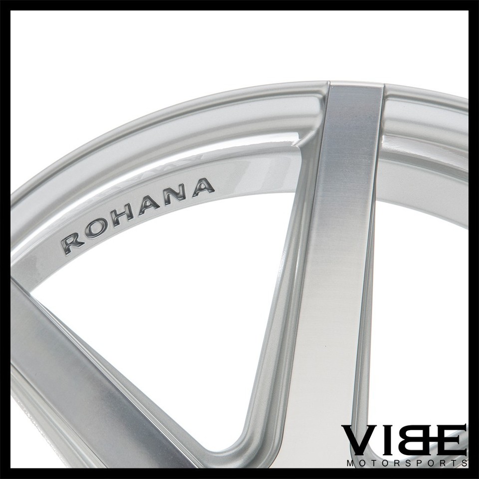 20" ROHANA RC7 SILVER CONCAVE WHEELS RIMS FITS MERCEDES W215 CL500 CL55 ...