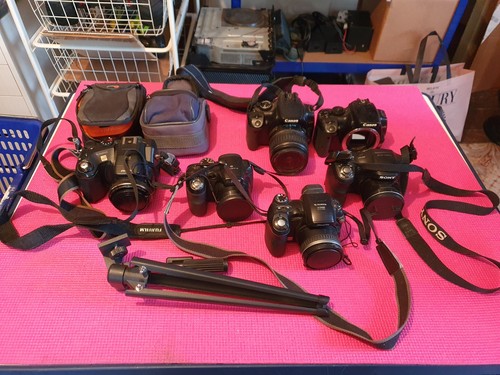 Assorted Digital Cameras Job Lot - Canon, Fujifilm, Sony | eBay UK