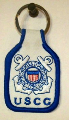 U.S.C.G. COAST GUARD Embroidered Keychain Key Chain Veteran | eBay