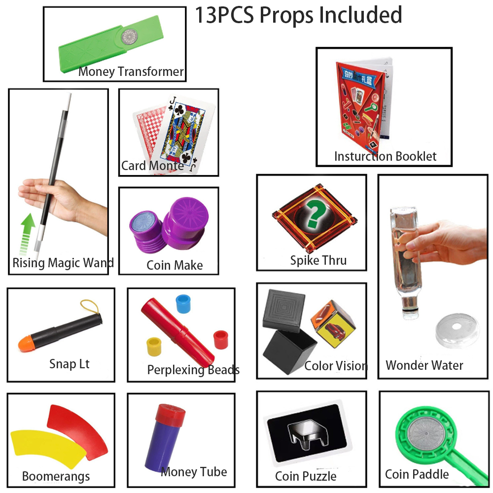 Simple Magic Prop With Instructions Magic Tricks Kit for Kids Birthday ...