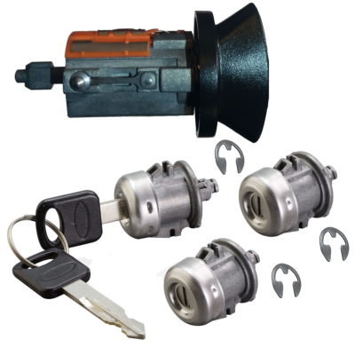 Ford Ignition Key Switch Lock Cylinder & Two Door Lock & Tailgate Set 2 ...
