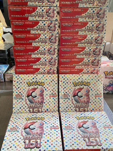 US SELLER POKEMON-TCG SCARLET VIOLET JAPANESE-151 1 x BOOSTER BOX ...