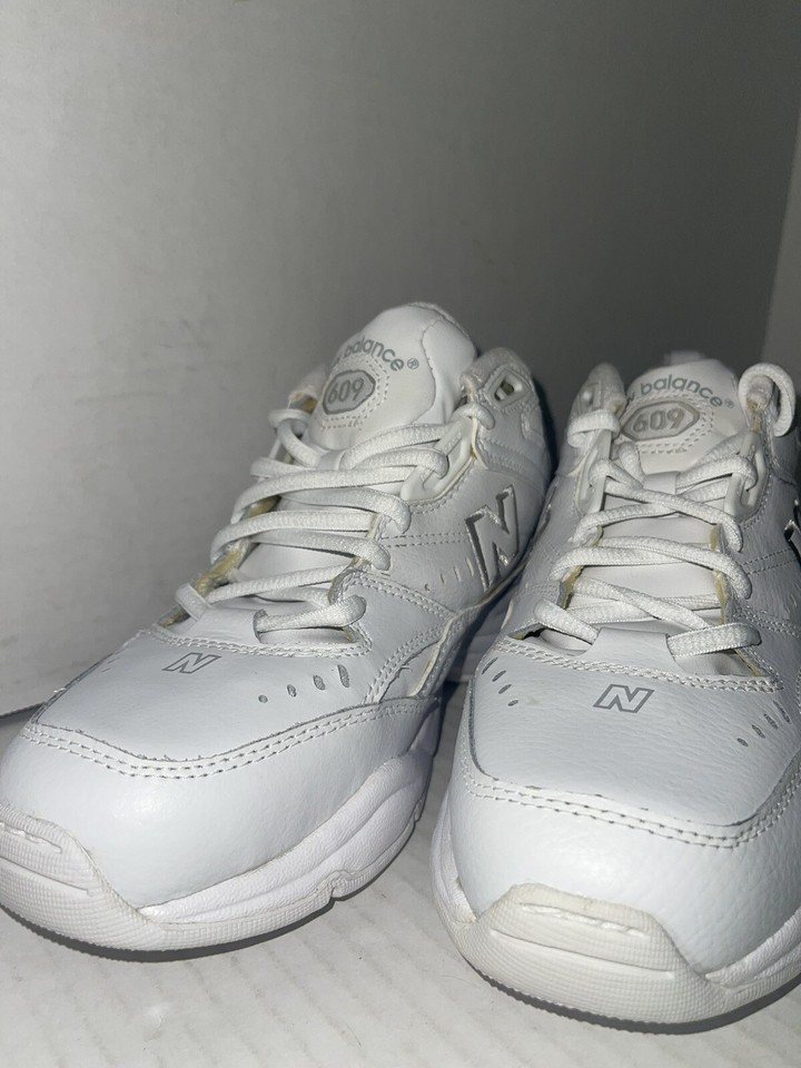 NEW BALANCE Men's 609 MX609AW SNEAKERS BRAND NEW SIZE 7.5 WHITE ON ...