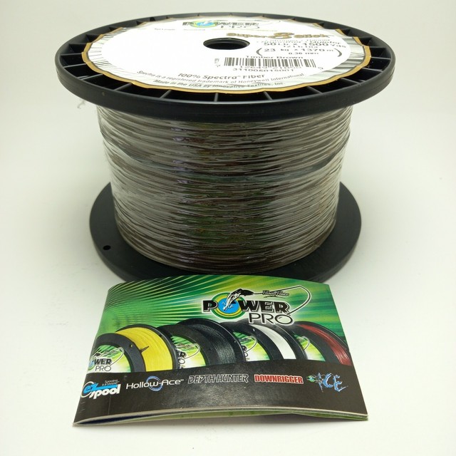 Power Pro Super 8 Slick Braided Fishing Line 15lb 1500 Yd Timber Brown ...