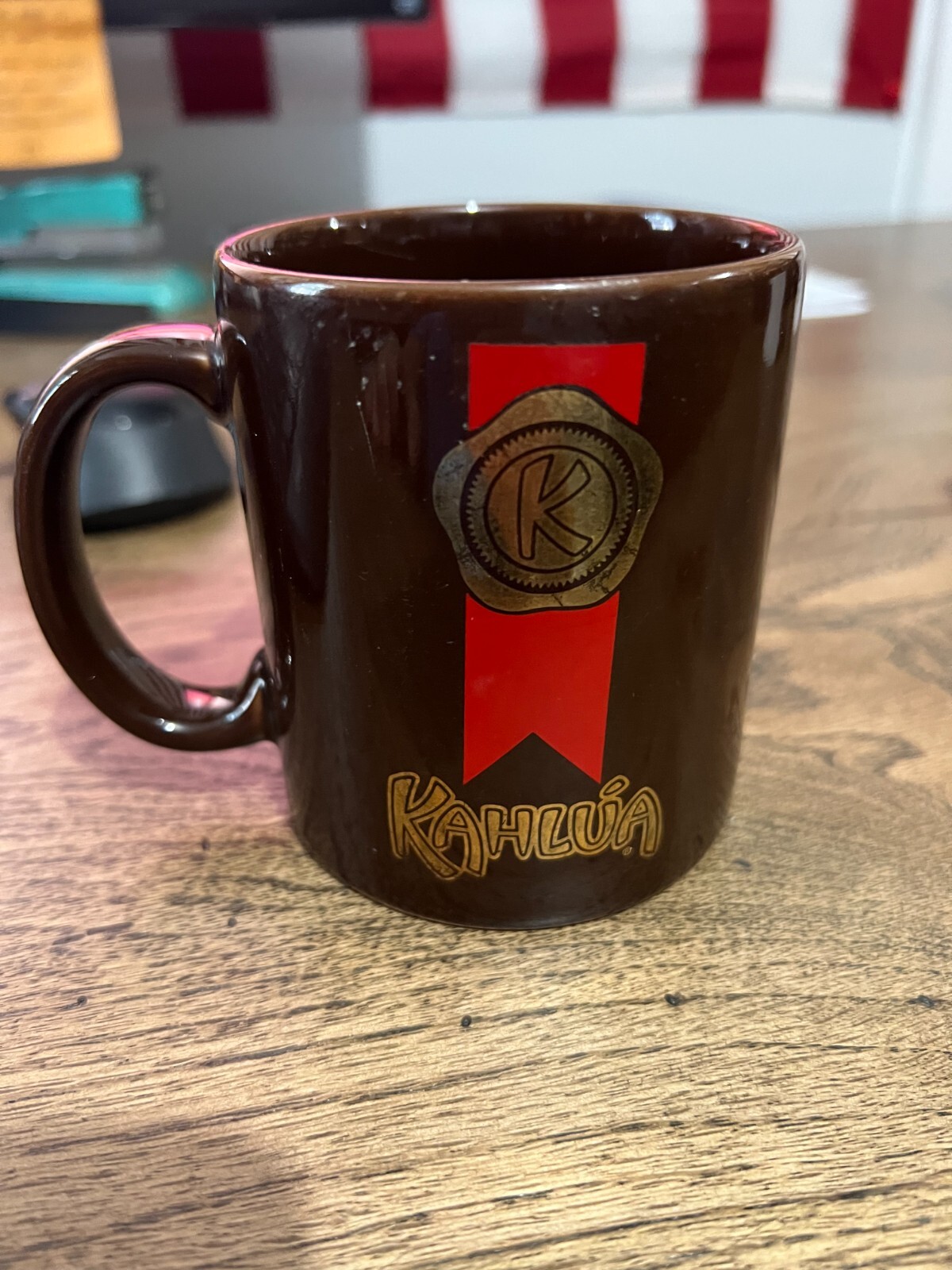 Kahlua Coffee Mug Double Sided Logo Coffee Liqueur Advertising Seal | eBay