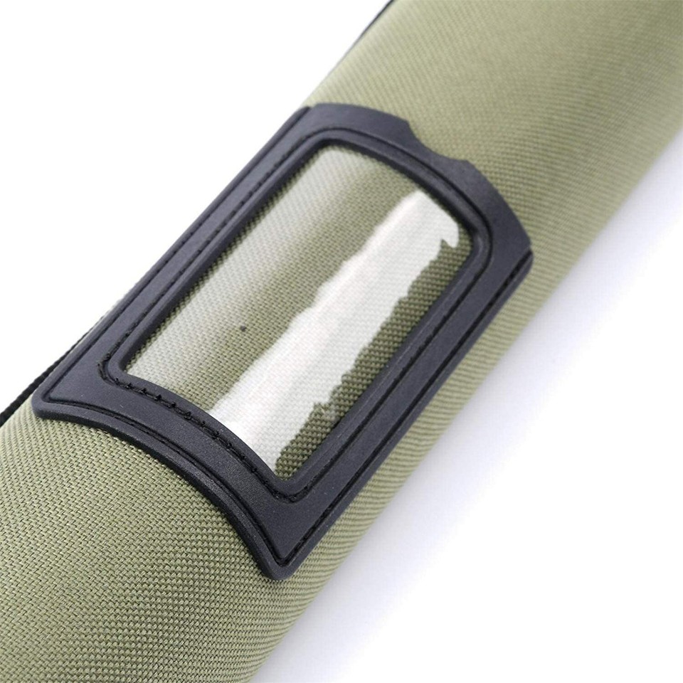 Maxcatch Cordura Rod Tube(Case) with Plastic Cap for 9ft/10ft 4 pcs Fly ...