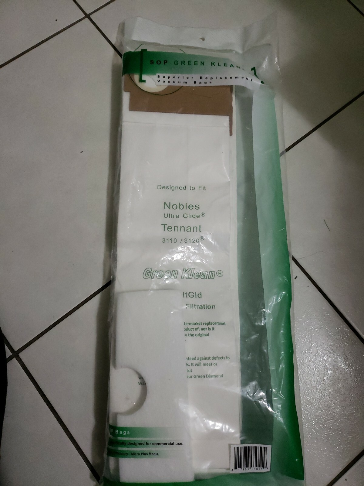 Nobles Ultra Glide 1014505 Paper Bags 10 Pack With 2 Filters New and ...