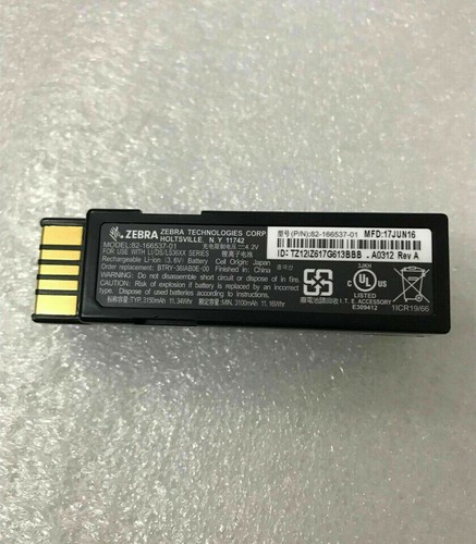 82-166537-01 New Genuine Battery for Zebra DS3678 LI3678 LS3678 BTRY ...