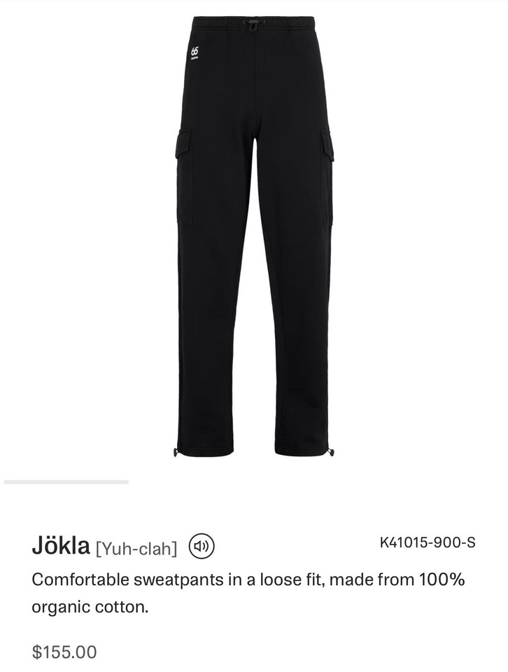 NWOT RARE 66 Degrees North Jokla Jökla Tan Beige Sweatpants Size Men’s ...