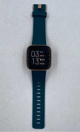 Fitbit Versa 2 Blue Green Strap Health Fitness Tracker Smartwatch w ...