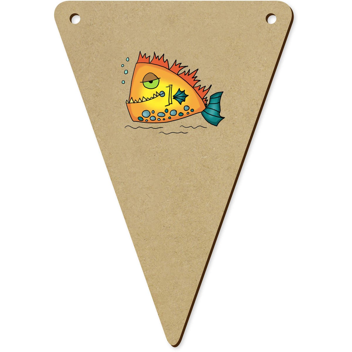 5 x 140mm 'Funny Fish' Bunting Pennants / Flags (BN00089208) | eBay UK