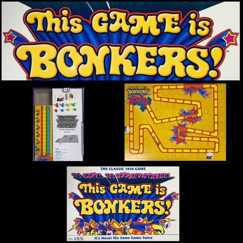 THIS GAME IS BONKERS The Classic Vintage 1978 Board Game 2016 COMPLETE ...