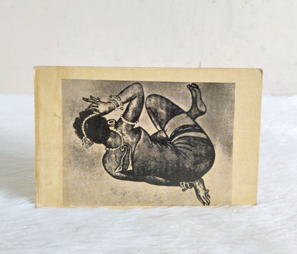 Vintage Tribal Lady Sitting Black & White Photo Print Collectible PP513 ...