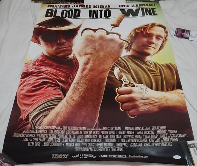 MAYNARD JAMES KEENAN signed POSTER Blood Into Wine Tool a perfect ...