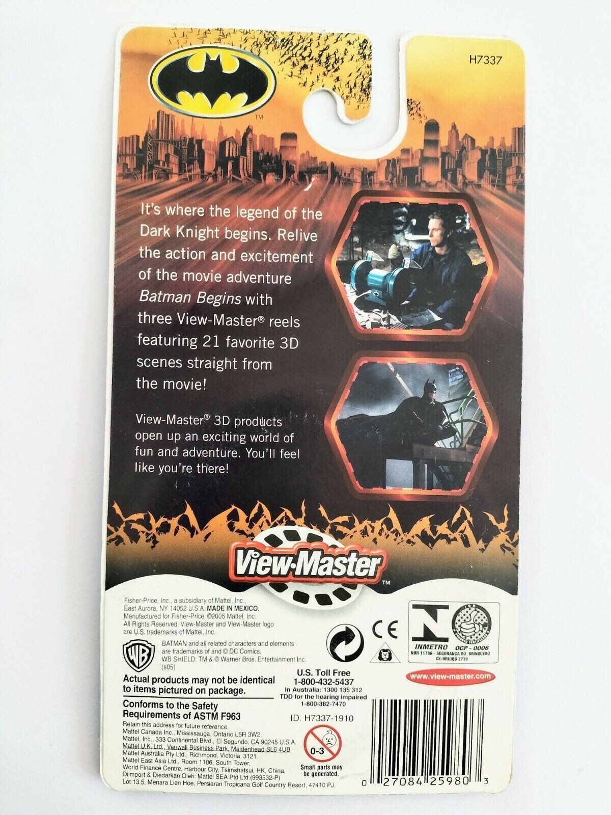 NEW View Master - BATMAN BEGINS 3 Reel Set 3D Images | eBay Australia