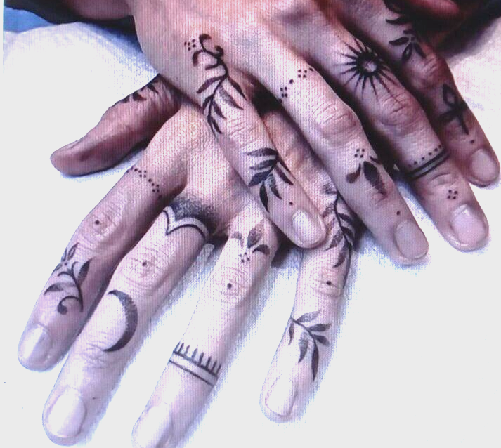 Fake Finger Tattoos
