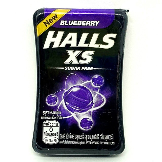 HALLS XS Sugar Candy Blueberry Flavored 15g X 12 for sale online | eBay