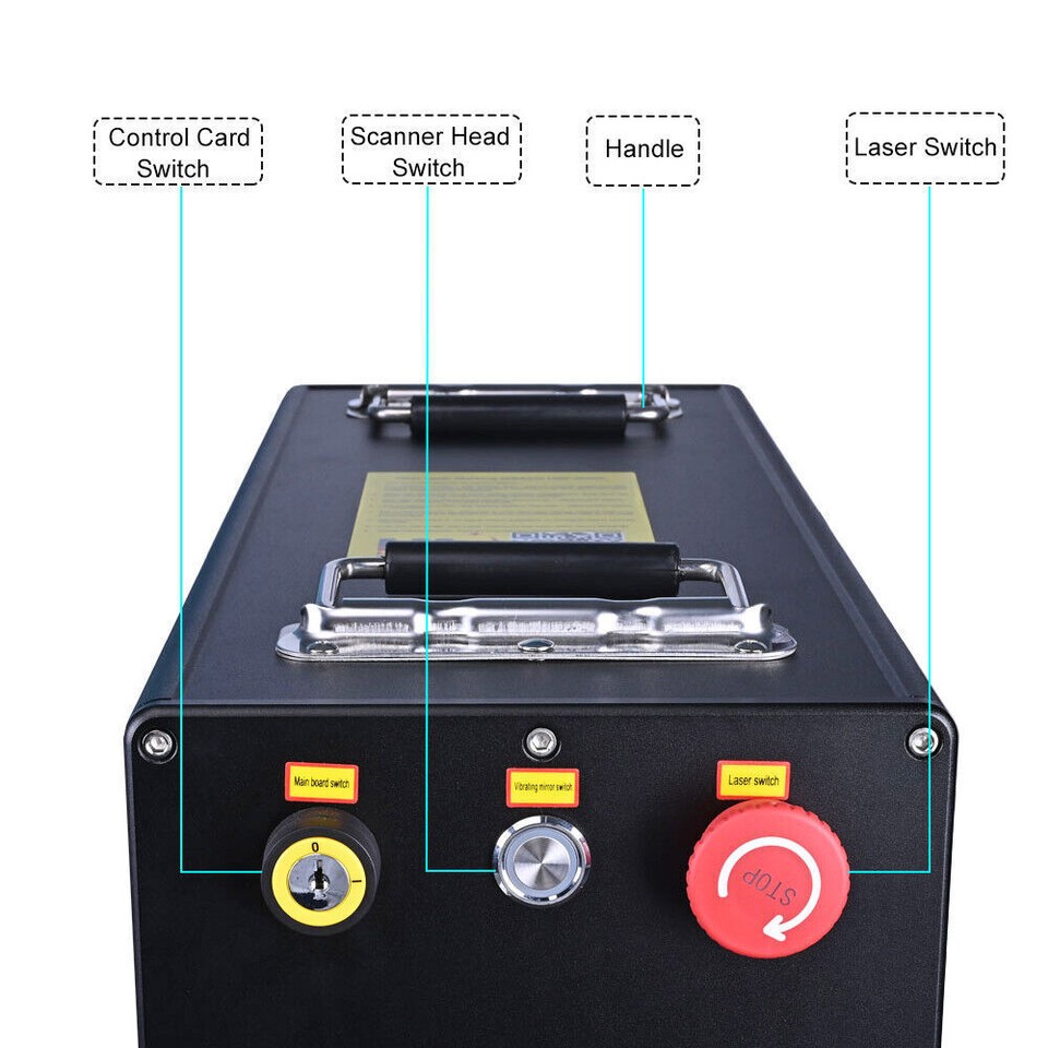 JPT 200W MOPA Fiber Laser Marking Engrave Cutter Machine 500mm 800mm ...