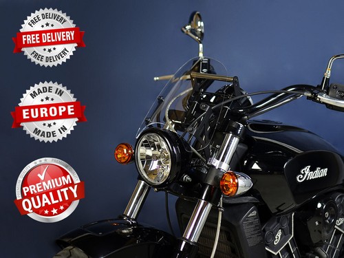 INDIAN SCOUT SIXTY 1000 / 2016-2024 WINDSCREEN WINDSHIELD CHOPPER 4 ...