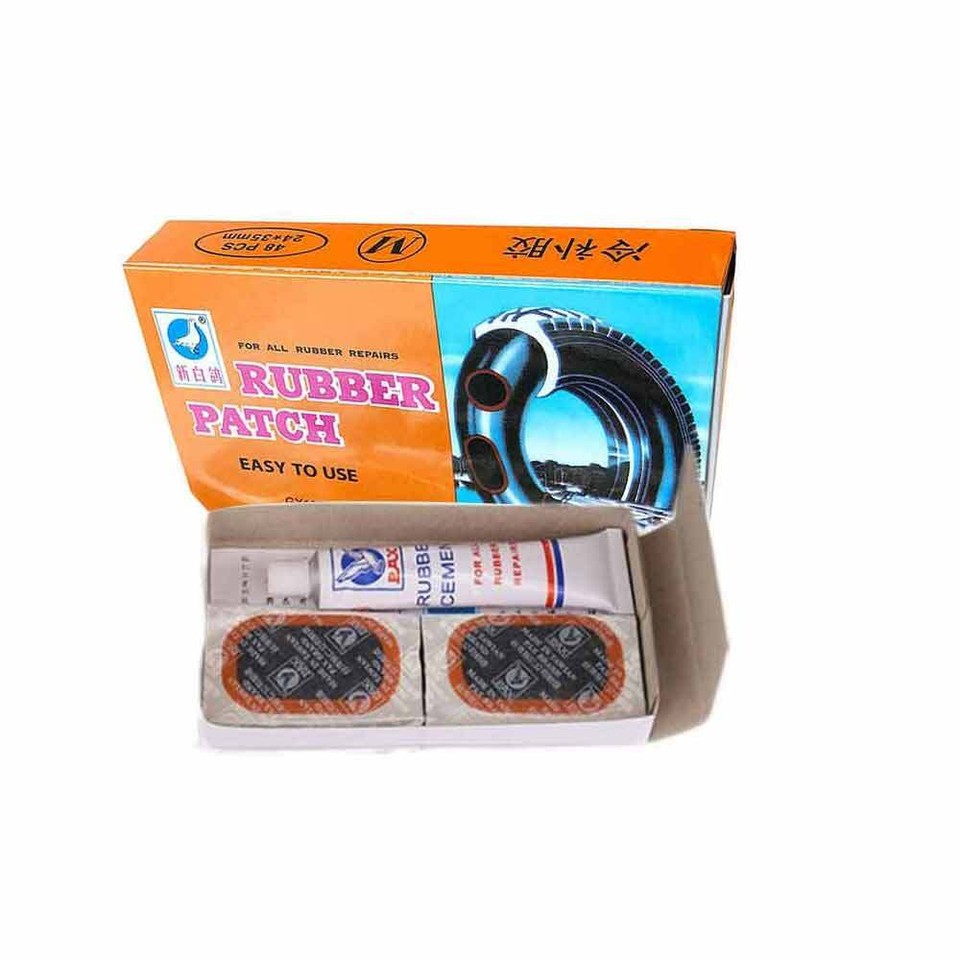 Motorcycle Motorbike Inner Tube Puncture Repair Kit Set 48 x Patches 1 ...