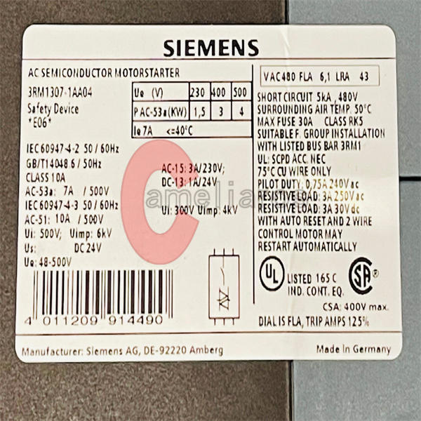1PC NEW Siemens 3RM1307-1AA04 Reversing Motor Starter | eBay