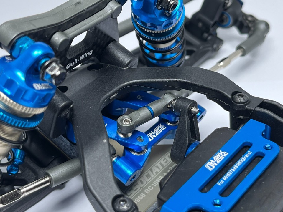 RC10B6.4 Dhawk Aluminum Steering Bellcrank Kit Black For Team ...