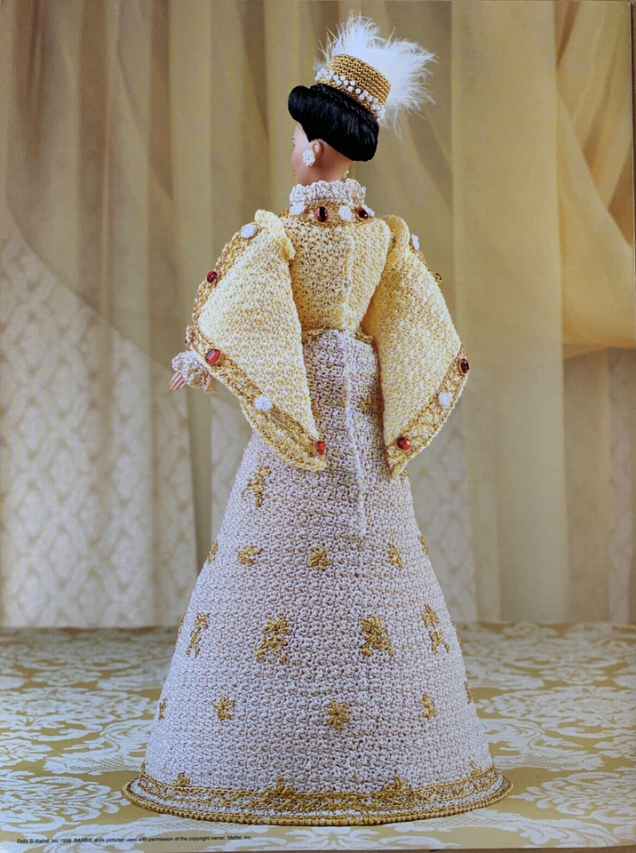 Royal Court Collection ~ Queen Isabella ~ Barbie Doll Gown Crochet ...