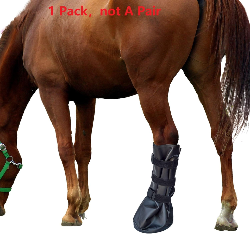 Hoof Soaking Boot Horse Soaker Hooves Treatment Bag with EVA Pad 1 Pair ...