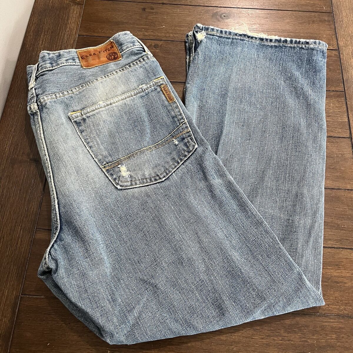 Vintage Ezra Fitch Jeans Mens 32x29 Blue Bootcut Denim Vintage Ezra Fitch Jeans Mens 32x29 Blue Bootcut Denim